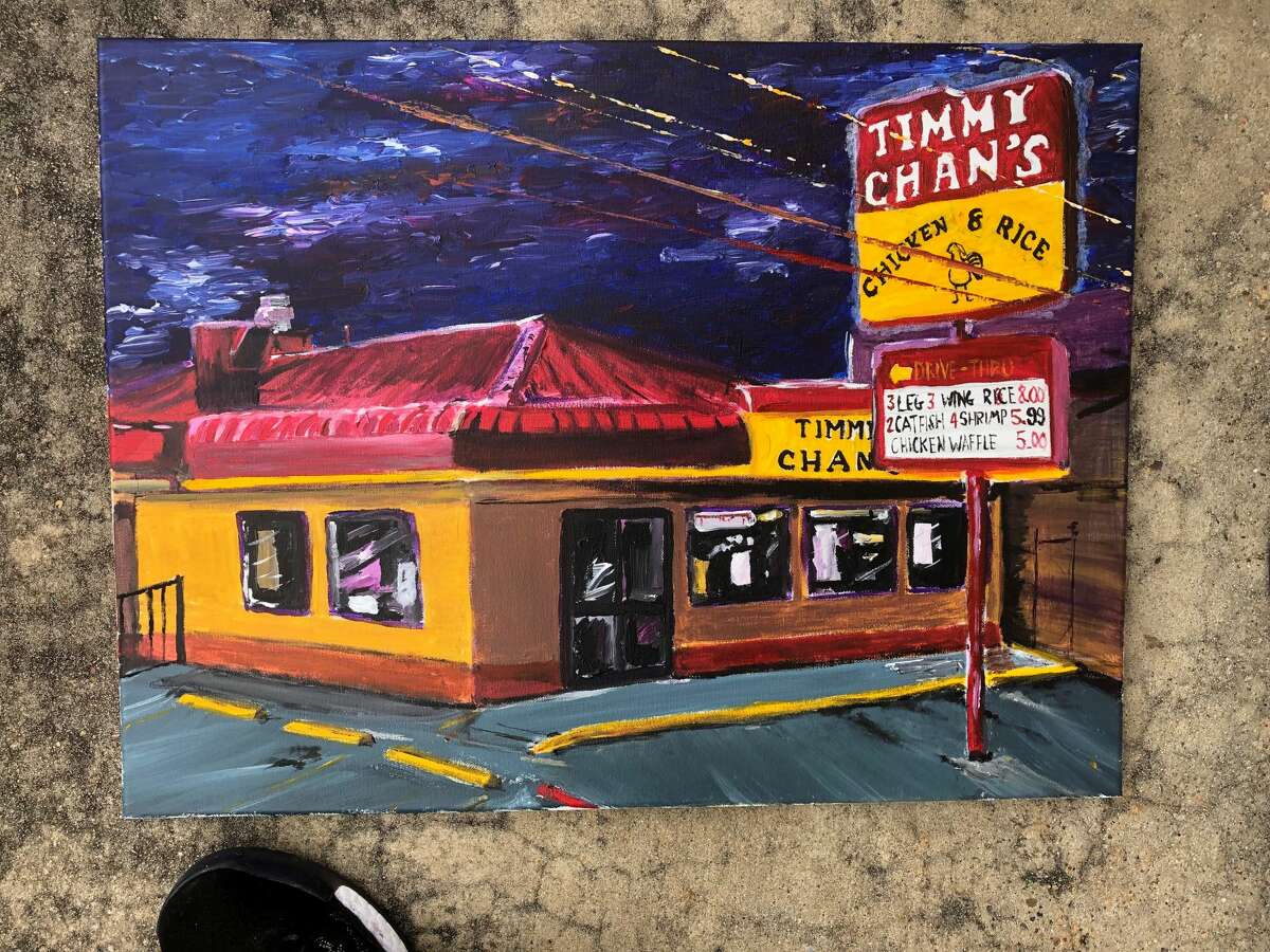 Houston native's paintings highlight icons from the Bayou City