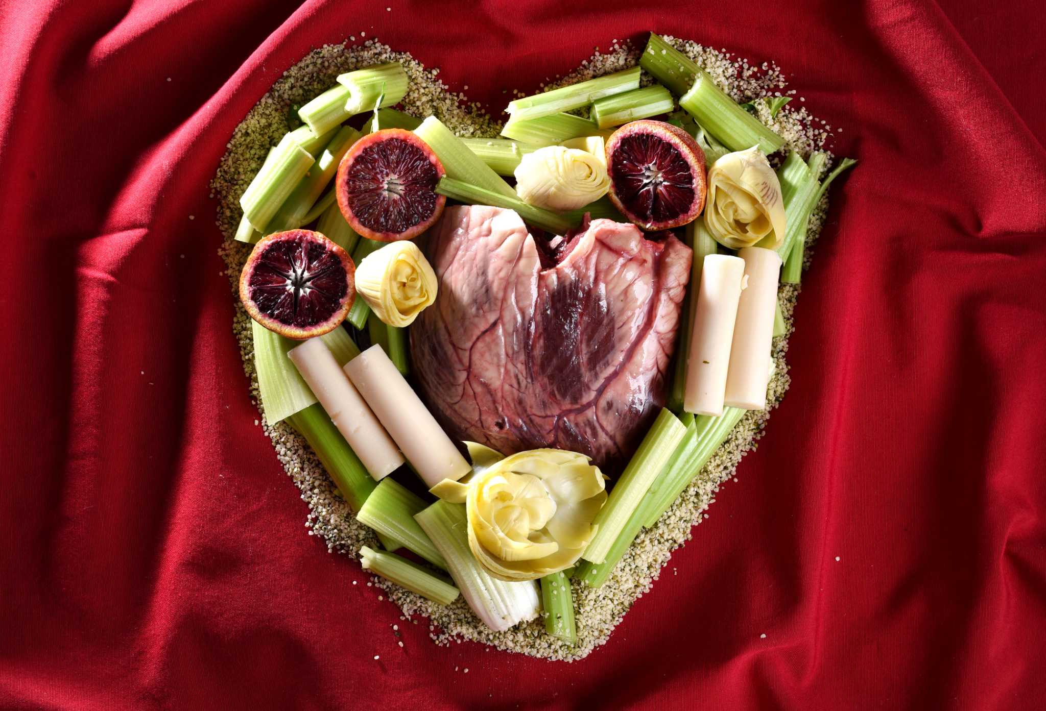 Cooking with heart (literally) on Valentine's Day
