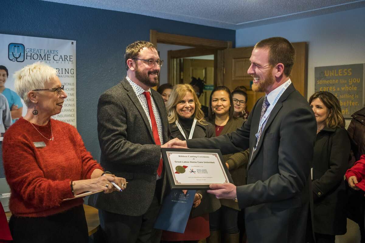 Ribbon cutting for Great Lakes Home Care Unlimited - Feb. 14, 2019
