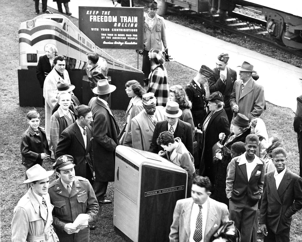 When the first Freedom Train came to SF, pulling controversy behind it