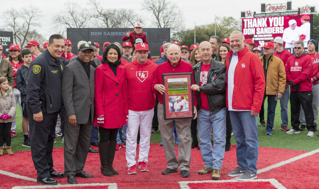 UH benefactor Don Sanders synonymous with baseball at multiple levels
