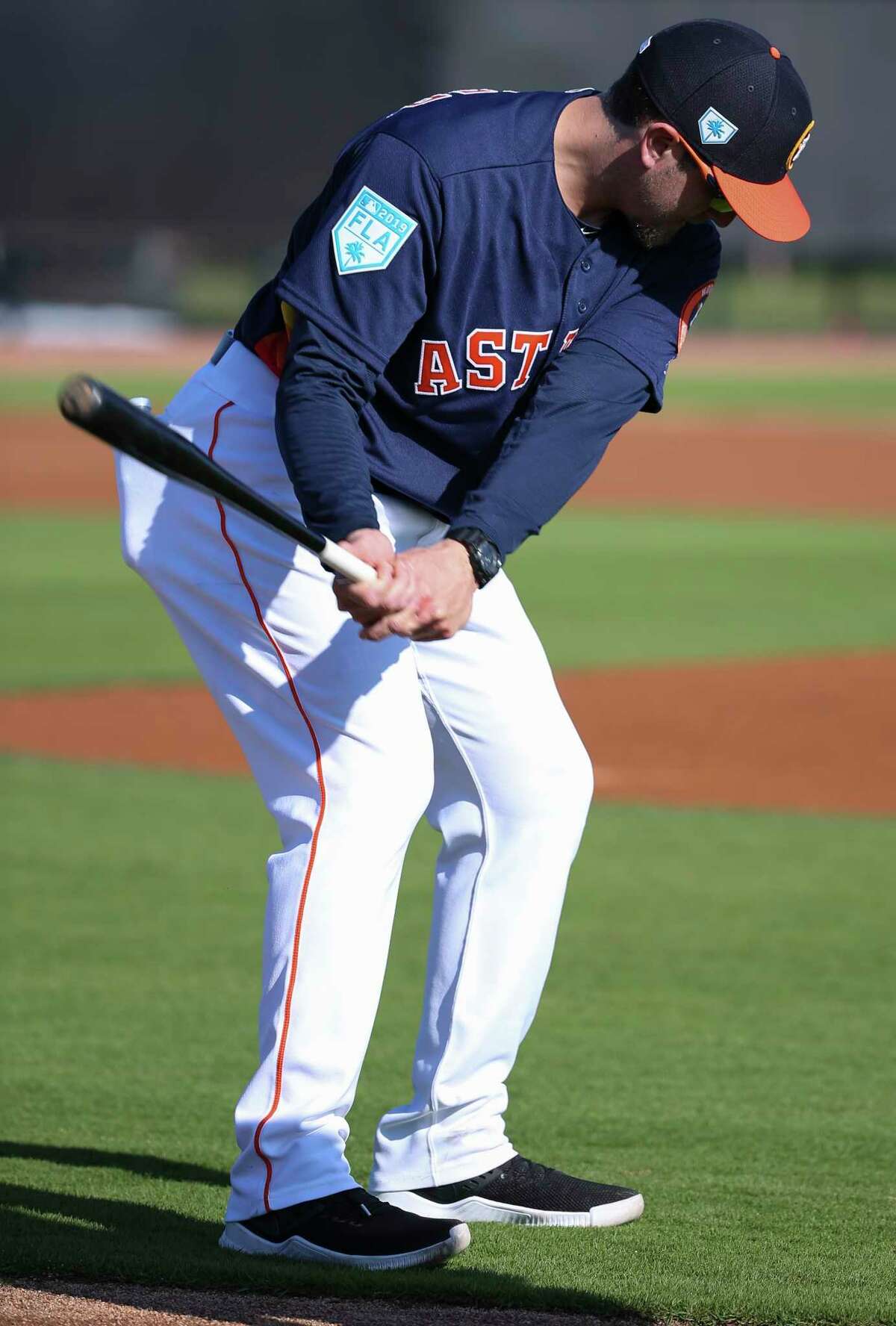 Astros throw first live batting practice of spring