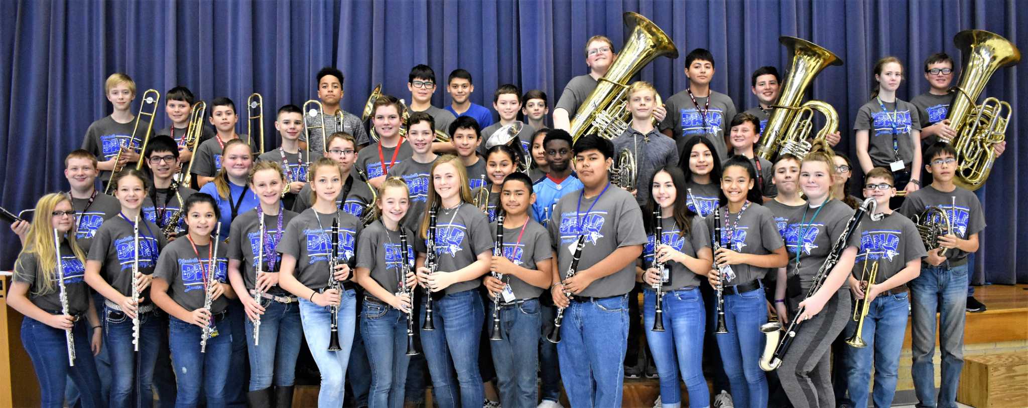 Needville Junior High band students honored