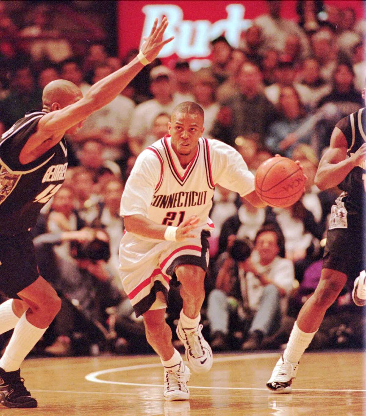 Ricky Moore won’t be at UConn’s 1999 title team celebration Sunday ...