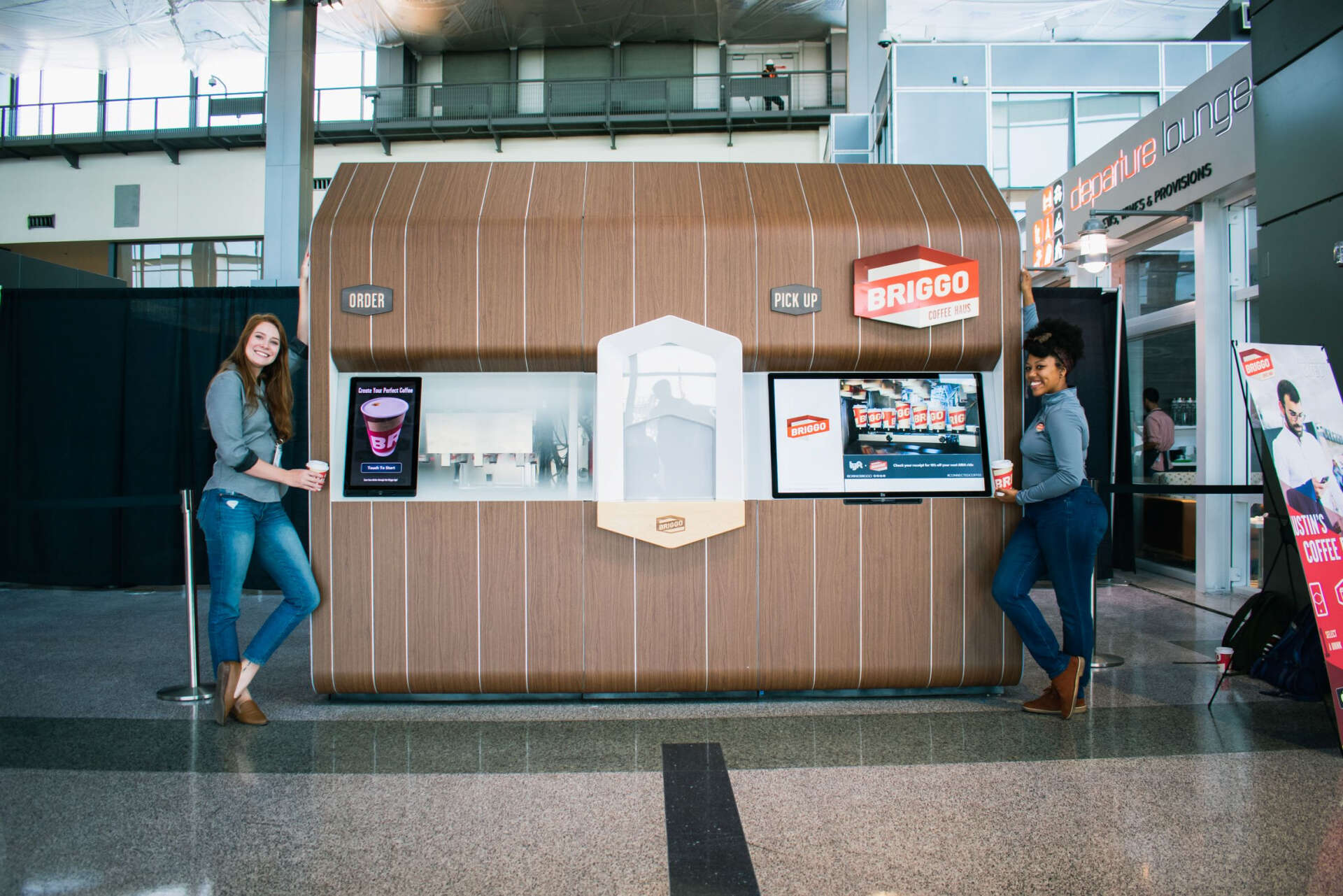 Robotic coffee baristas elbowing in at SFO