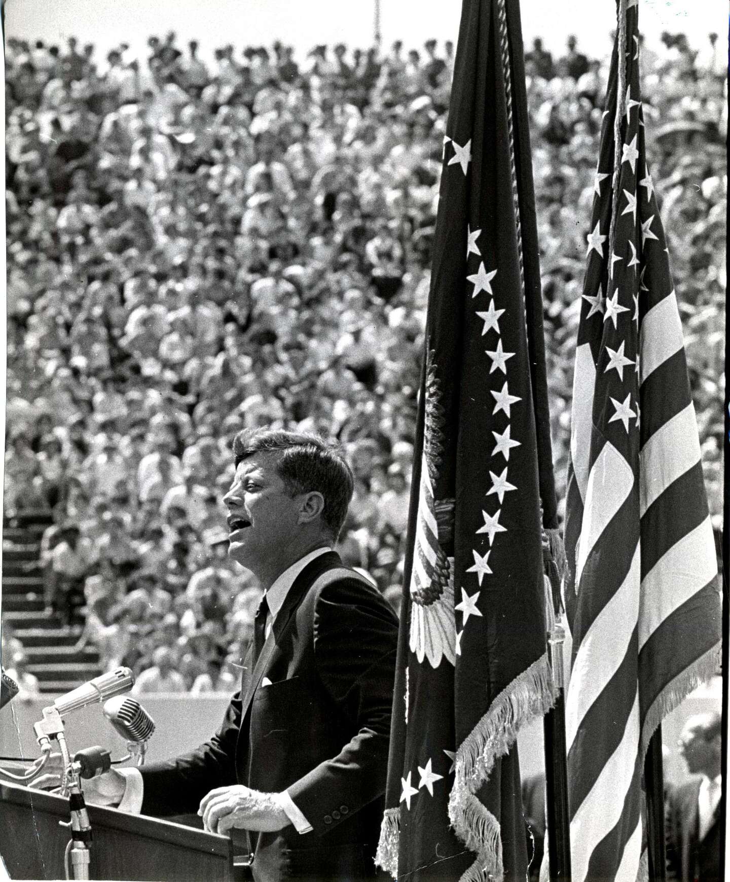 'We choose to go to the moon:' The text of Kennedy's speech at Rice ...