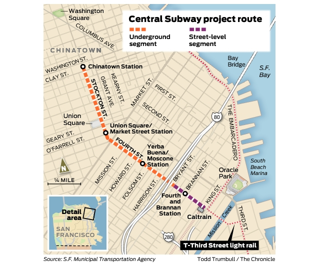 Bring Muni Metro T-line to the Marina next