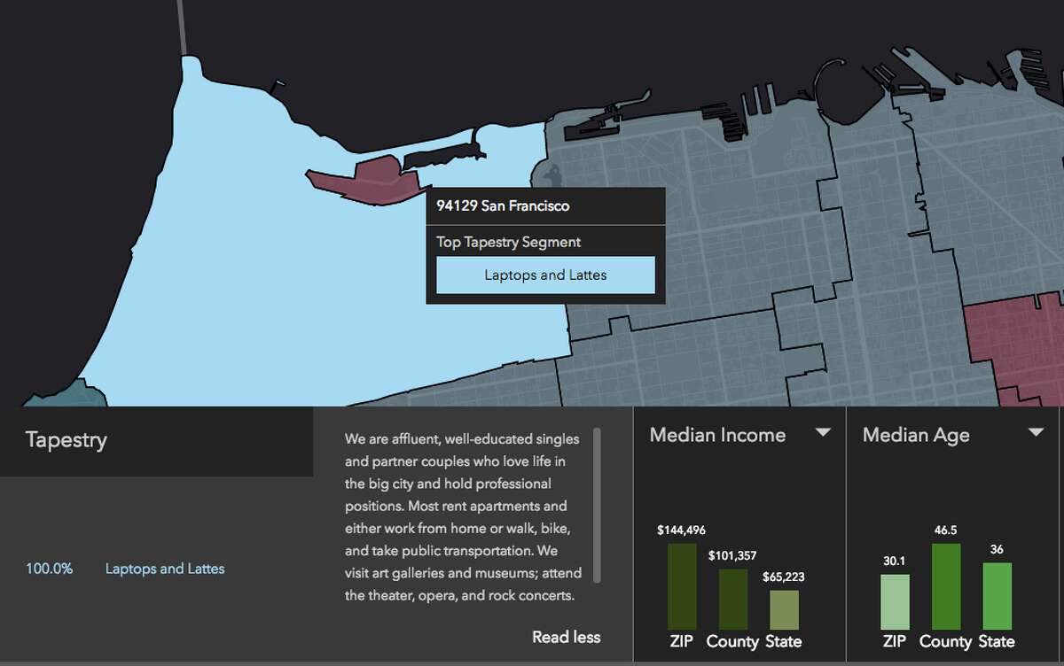 Are you a 'trendsetter' or a 'soccer mom'? This map of SF can tell you