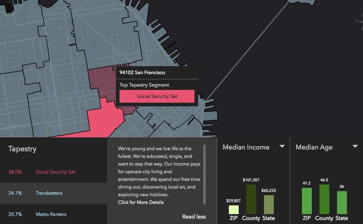Are you a 'trendsetter' or a 'soccer mom'? This map of SF can tell you