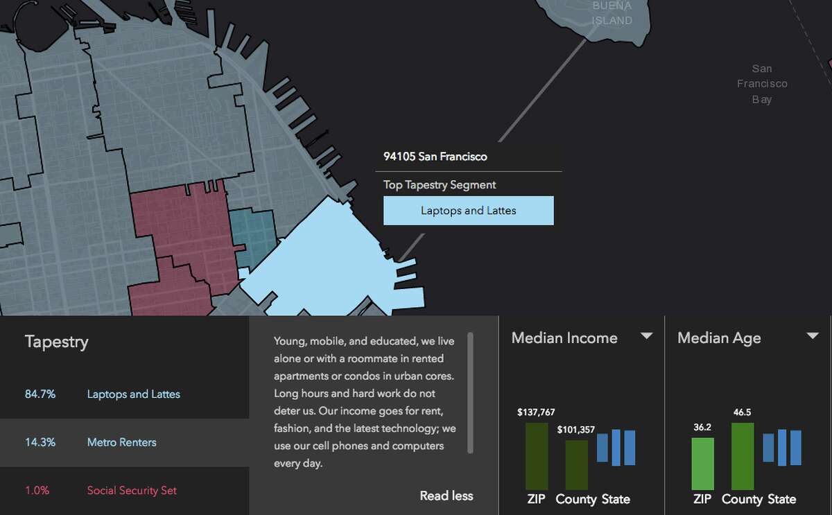 Are you a 'trendsetter' or a 'soccer mom'? This map of SF can tell you