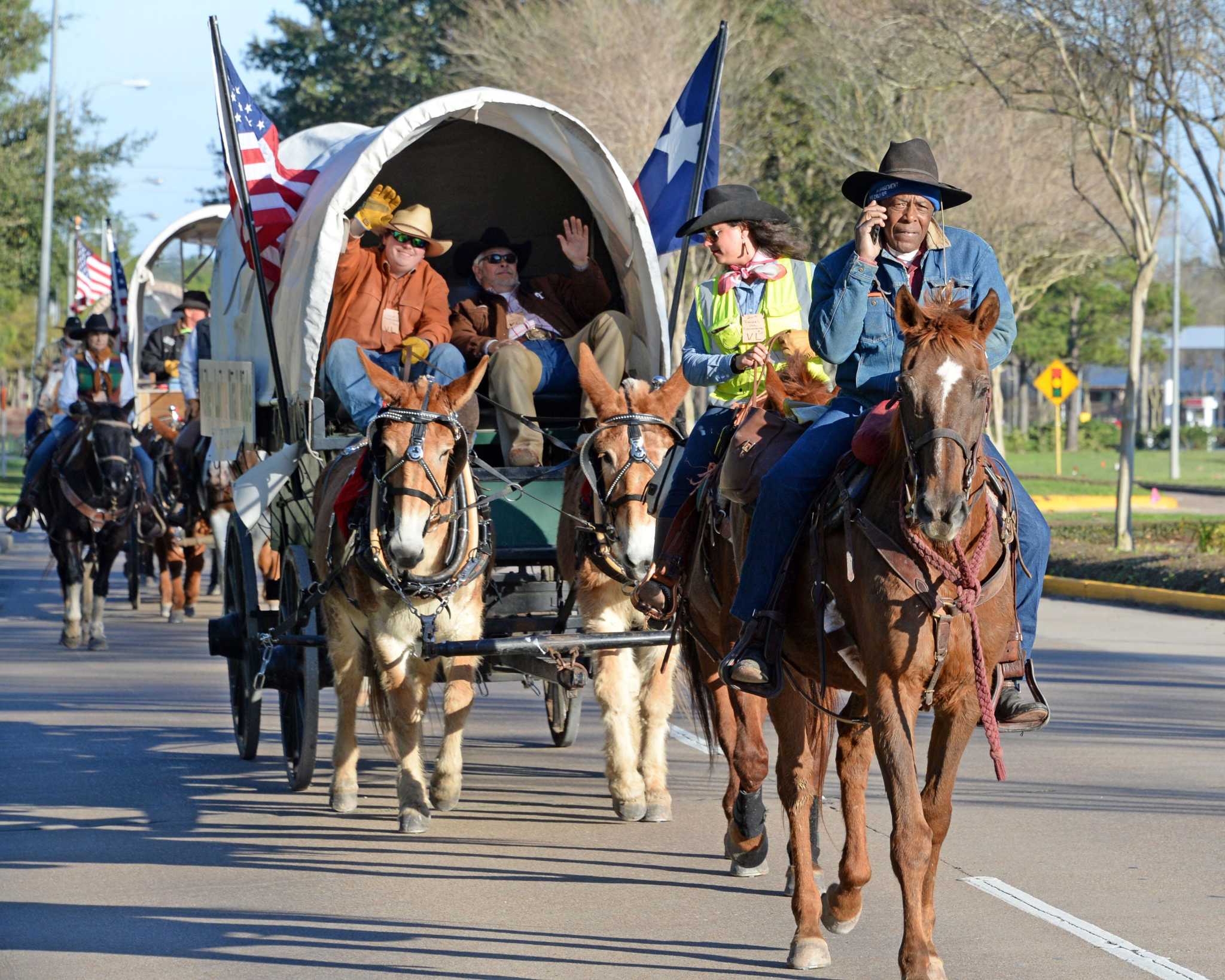 Trail riders continue rodeo tradition through Katy