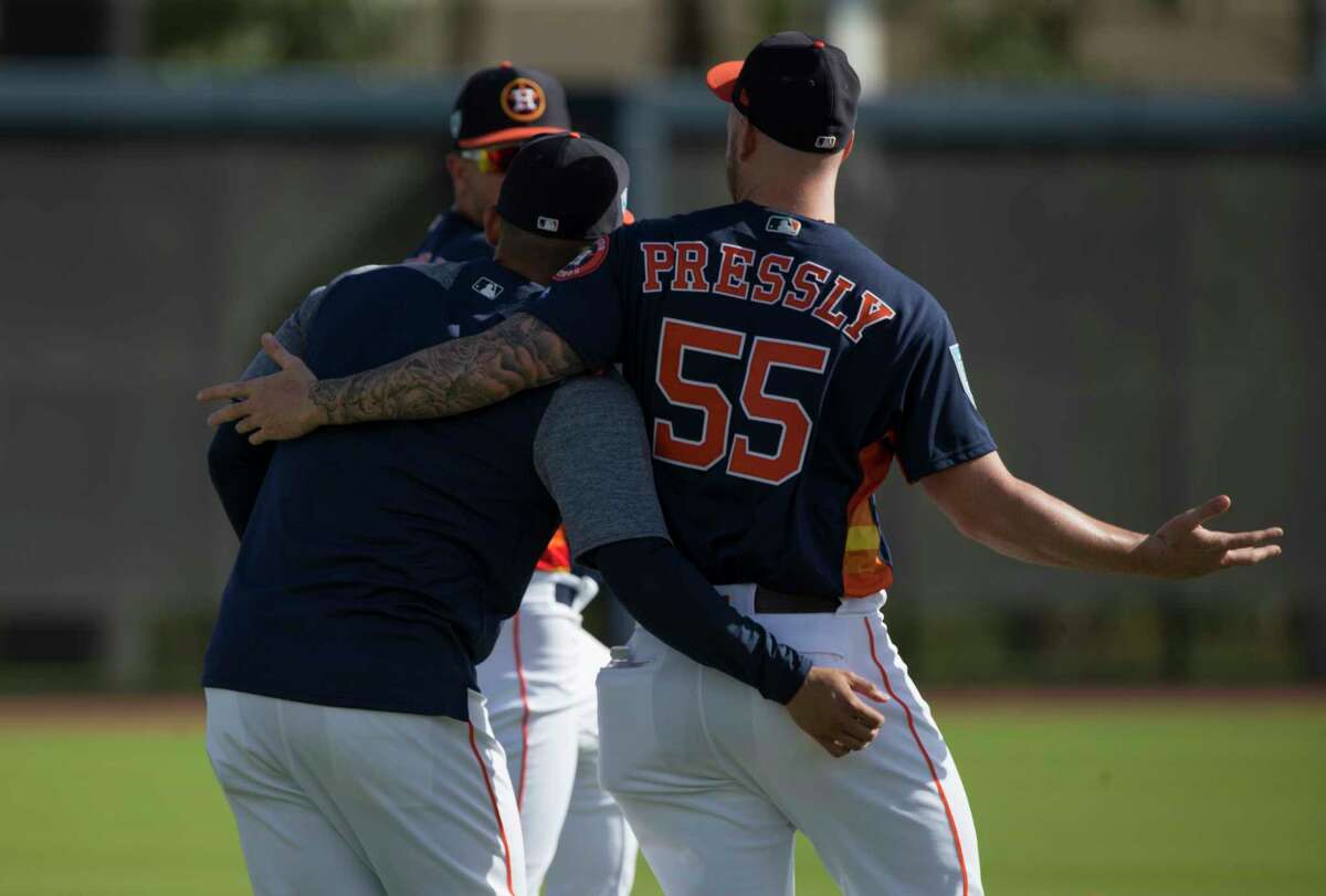 Astros, reliever Ryan Pressly agree to extension