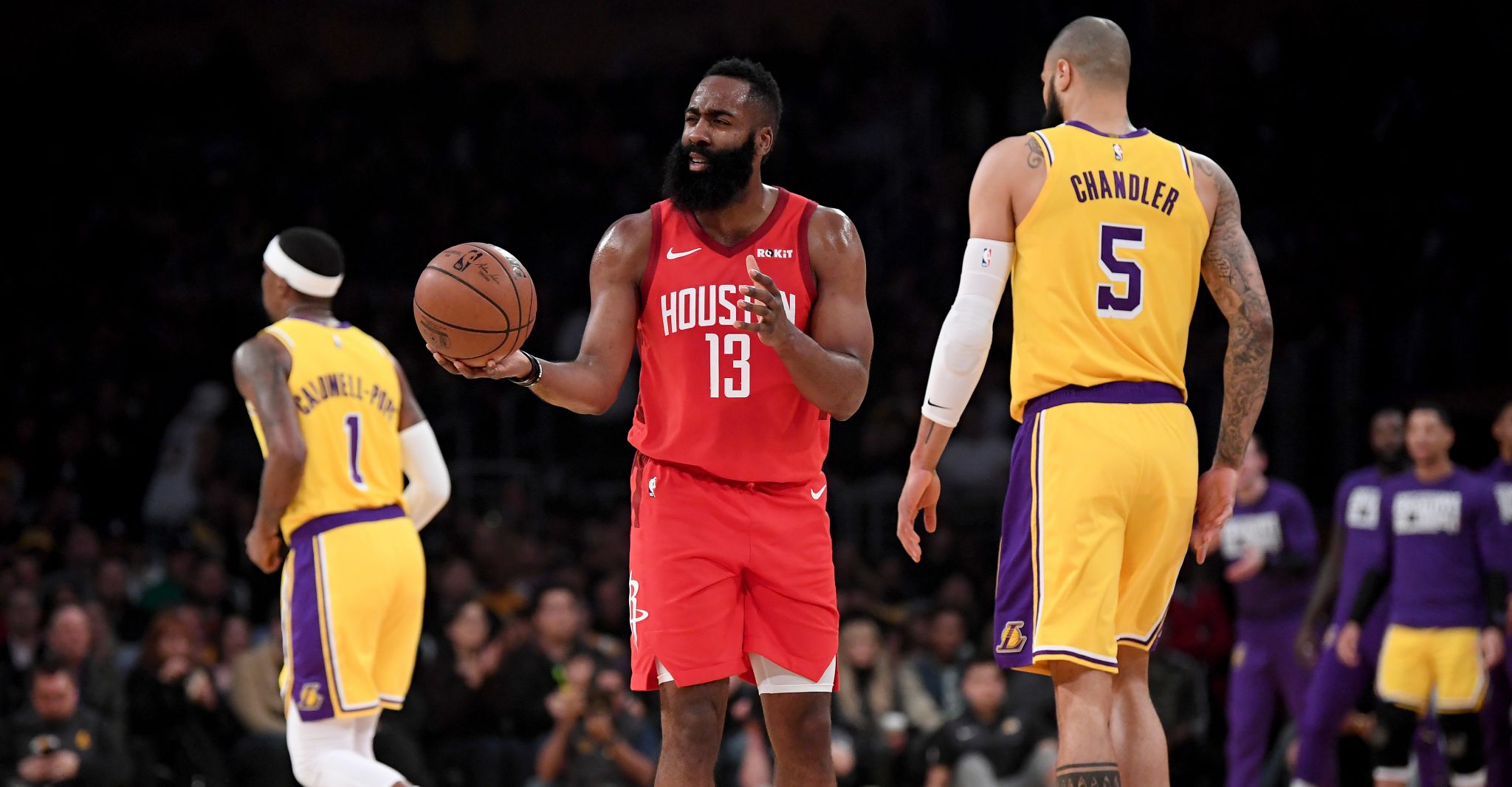 Rockets let Lakers slip away in return from All-Star break