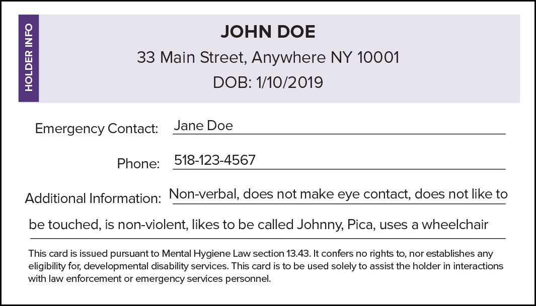 NY launches ID cards for people with developmental disabilities