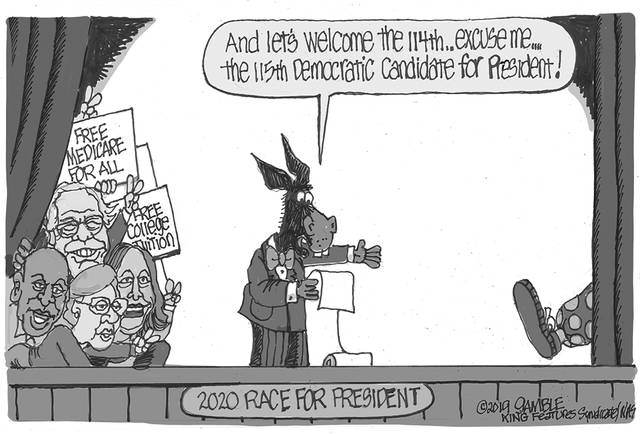 Letter to the Editor: Tired of The Telegraph’s anti-Democrat cartoons