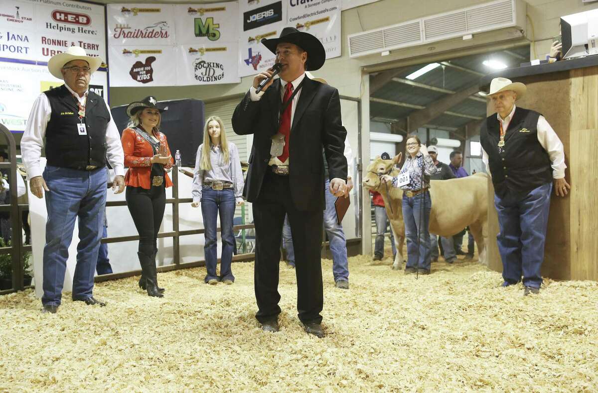 Grand Champion Steer auctioned at the San Antonio Stock Show & Rodeo