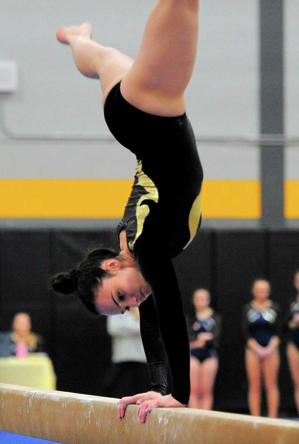 Woodstock Academy gymnastics earns ninth straight Class S/Class M title