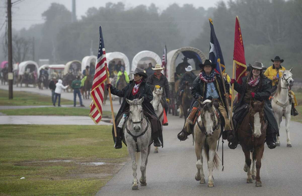 Six days in a covered wagon: The ride into Houston for the rodeo