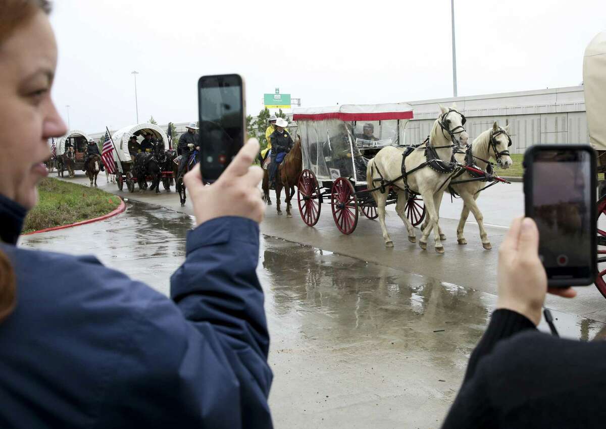 Six days in a covered wagon: The ride into Houston for the rodeo