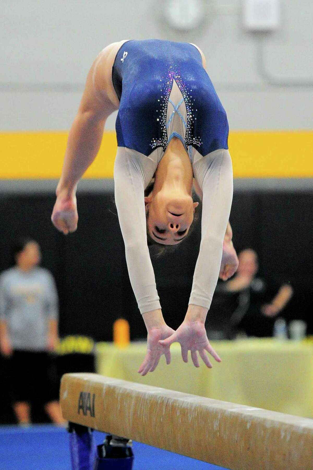 Woodstock Academy gymnastics earns ninth straight Class S/Class M title