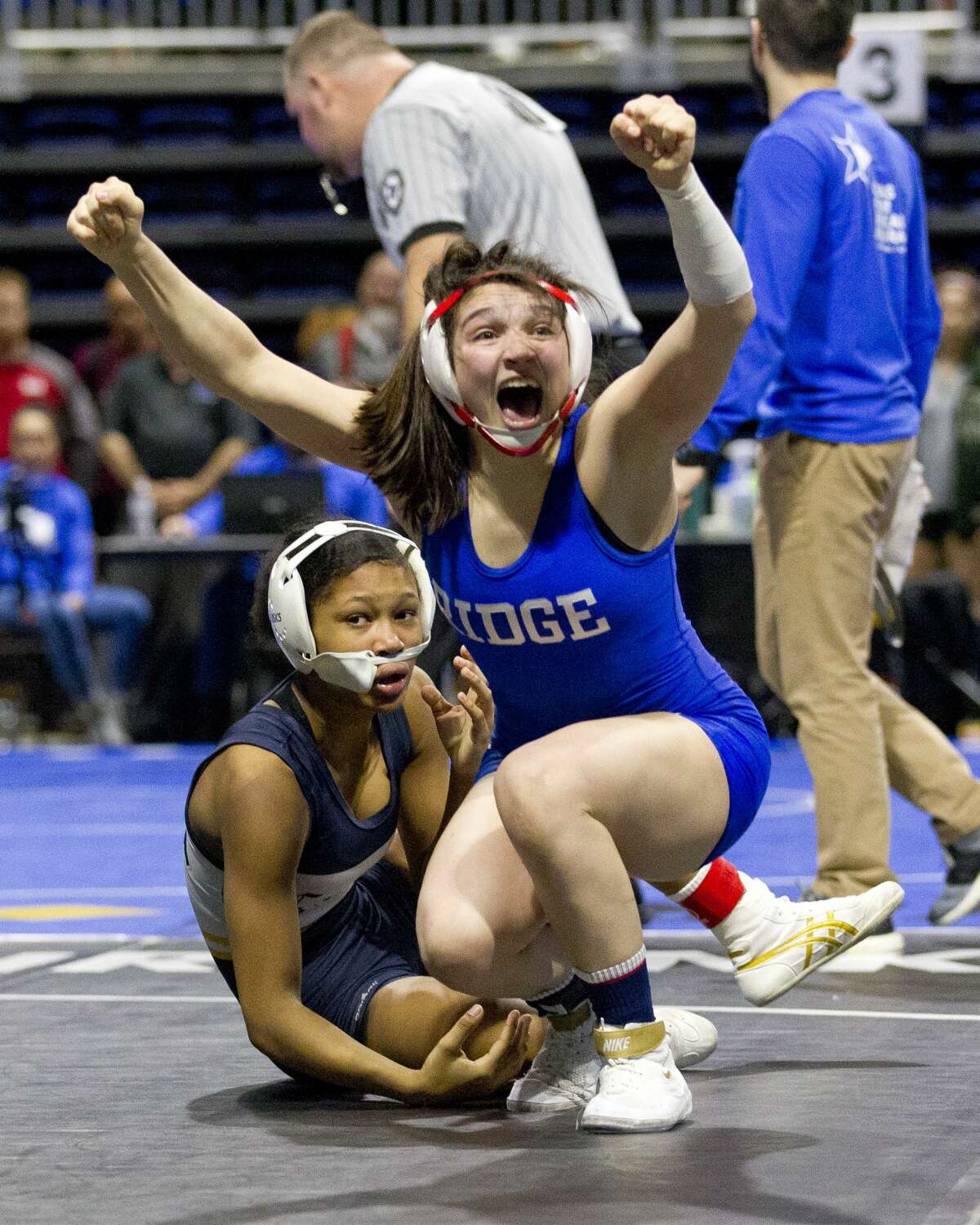 WRESTLING: Robinson finishes career with gold at state