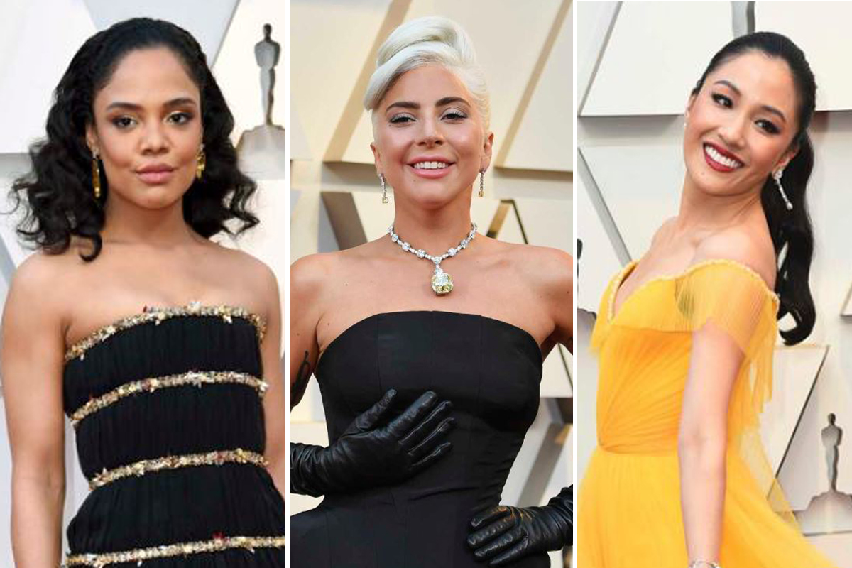 Celebrities bring bold-color fashion to the Oscars red carpet