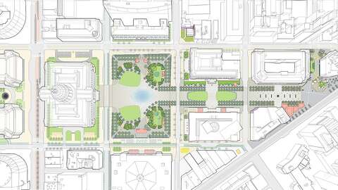 SF Civic Center’s new vision: soccer fields, shaded gardens and people