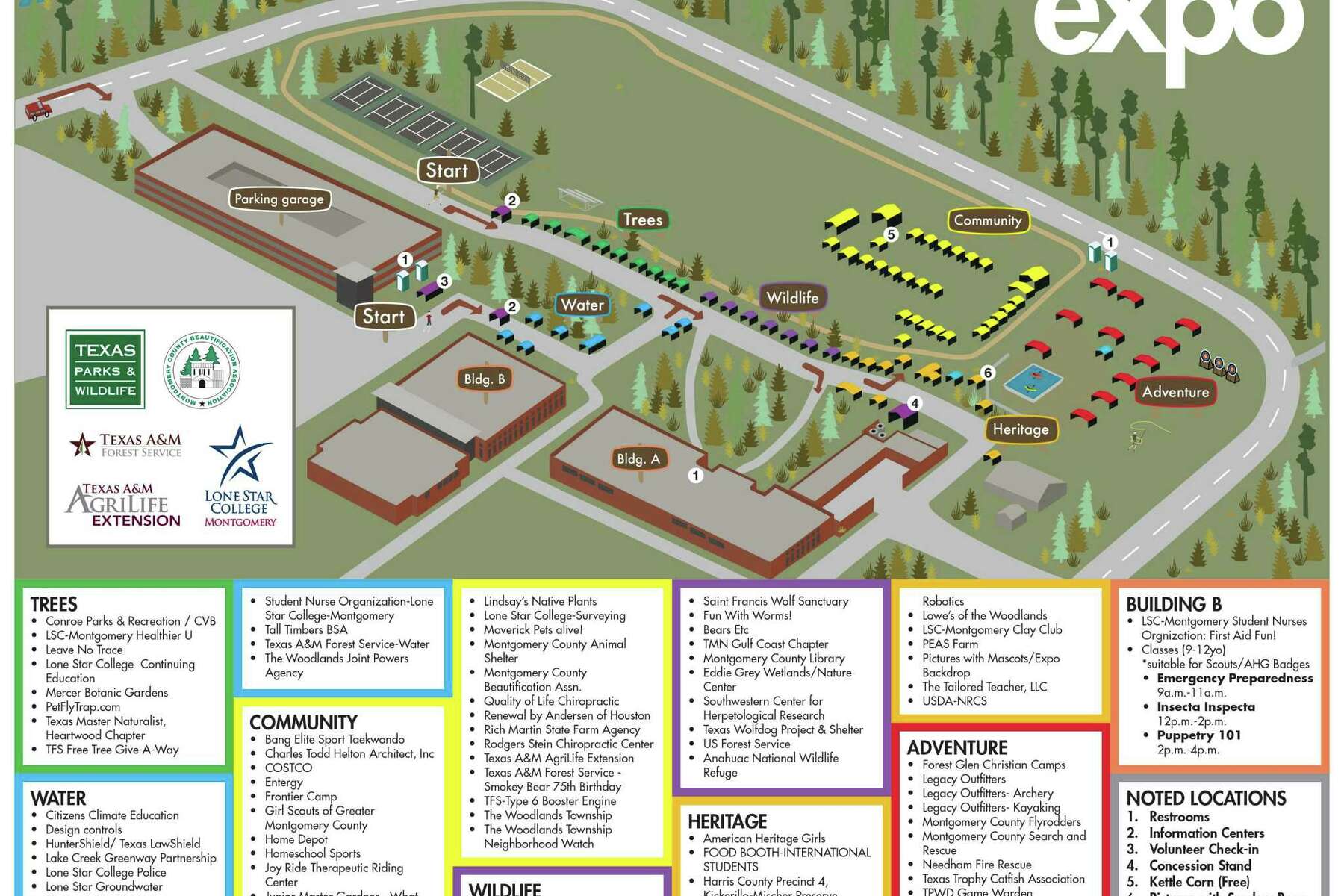 Colleges In Montgomery County Map