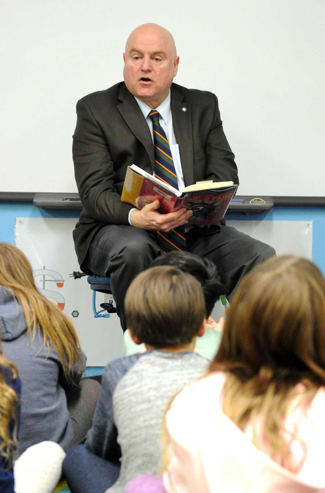 Stamford judge shares a tale about justice with third-graders