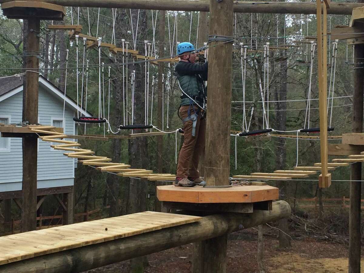 Texas TreeVentures high ropes park in The Woodlands expected to open in ...