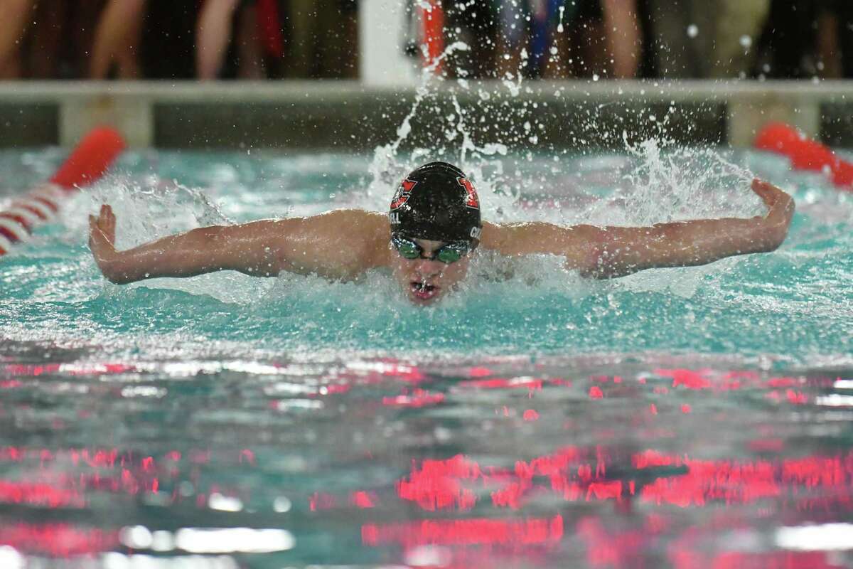 Greenwich wins 12th straight FCIAC swimming title