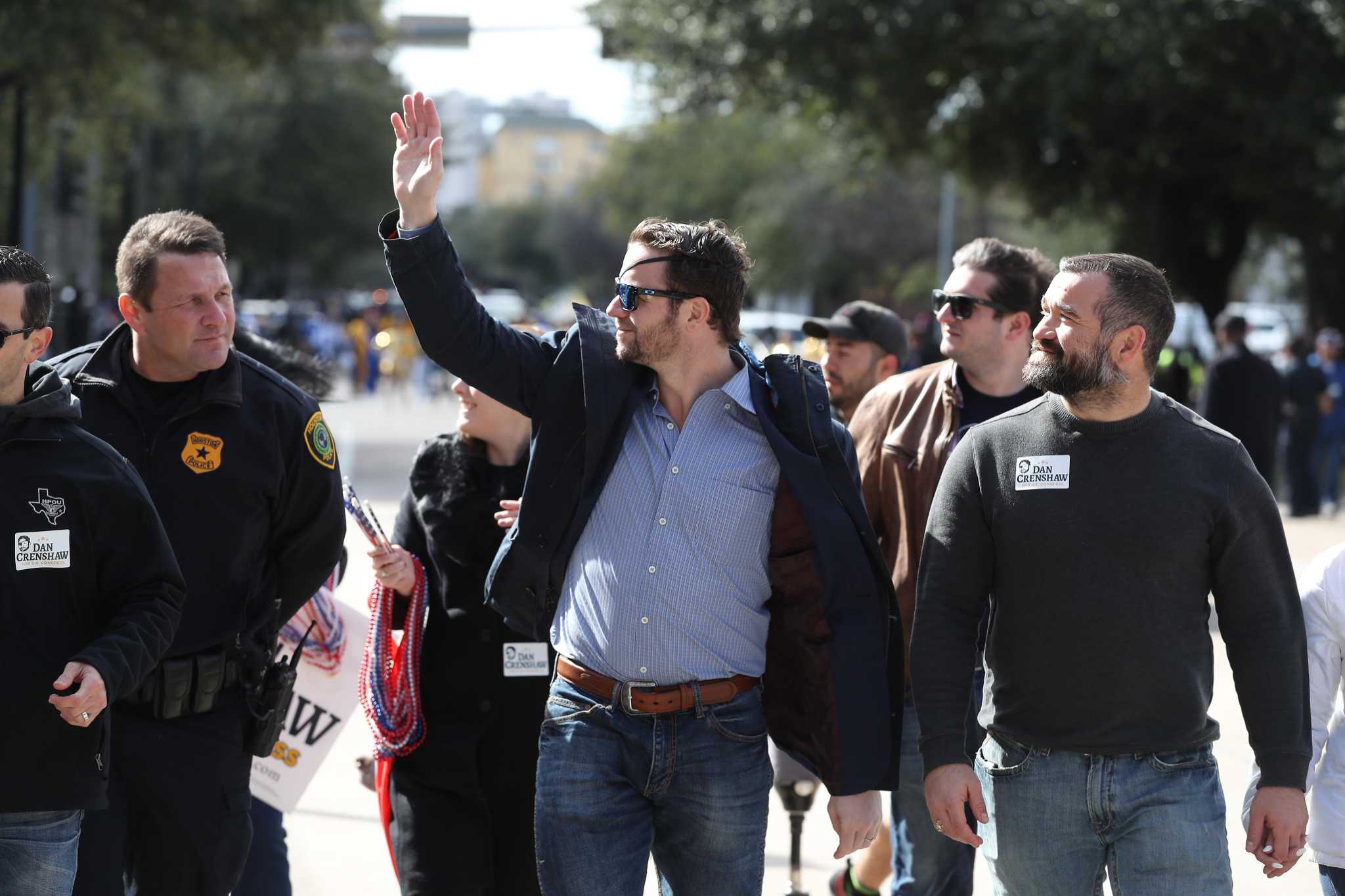 Houston Rep. Dan Crenshaw aims to build his GOP brand independent of Trump
