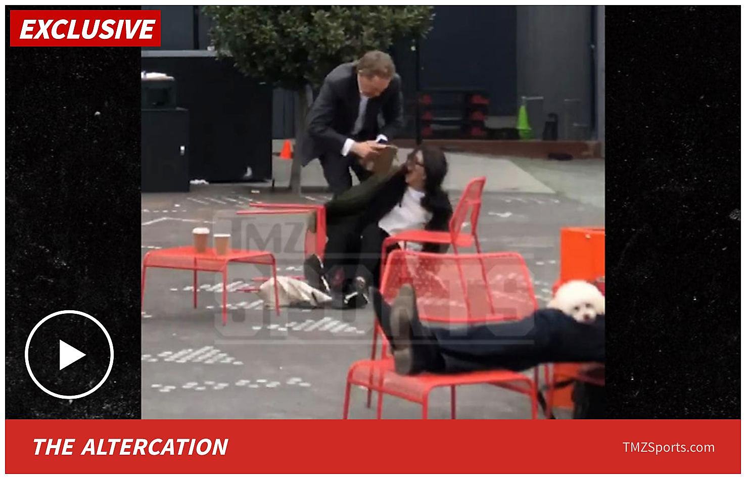 Video shows Giants CEO Larry Baer pulling wife to ground in San ...