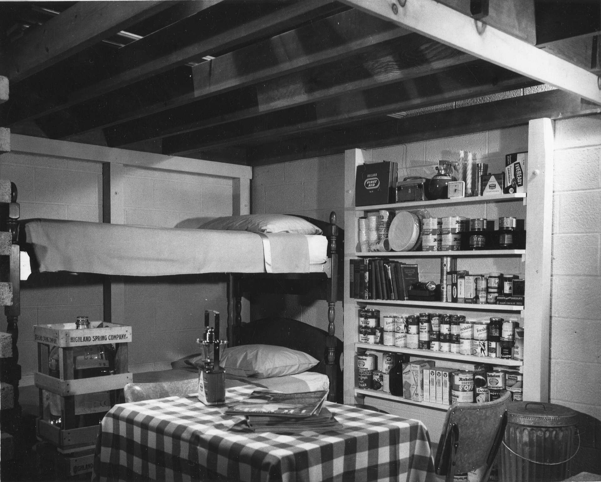 Fallout shelters were a thing in the Bay Area in the '50s and '60s ...