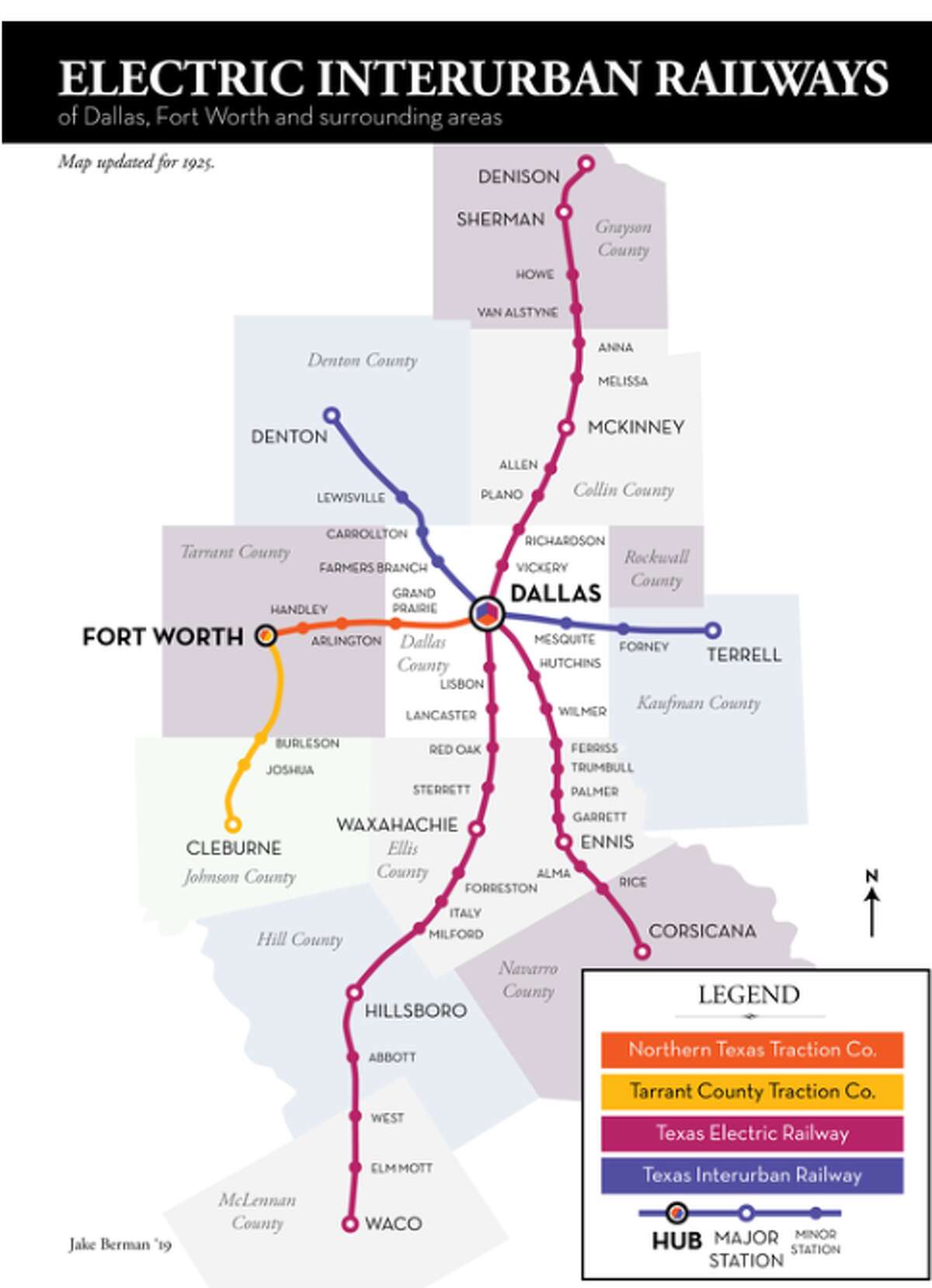 Map of Rail Transits