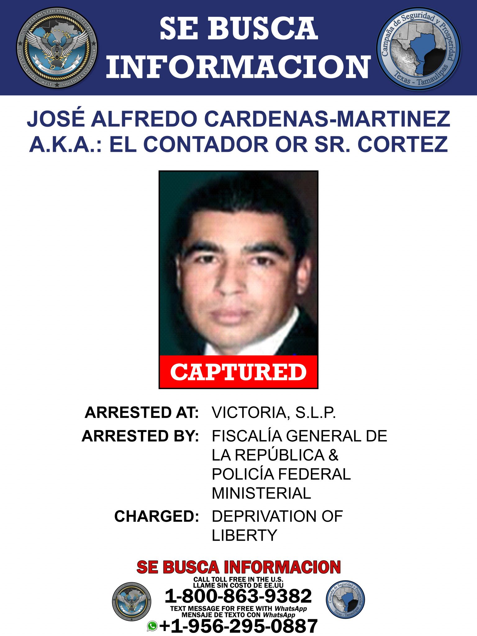 Tips lead to arrest of Gulf Cartel leader in Mexico, border officials say