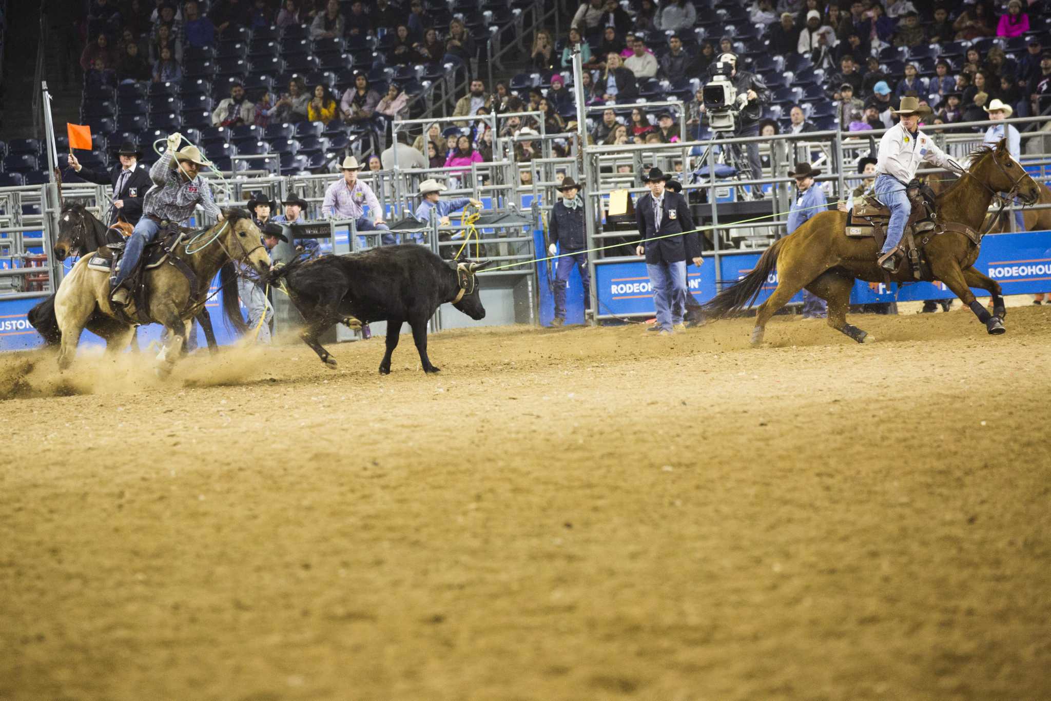 Matt Sherwood, new partner sweep series in team roping at RodeoHouston