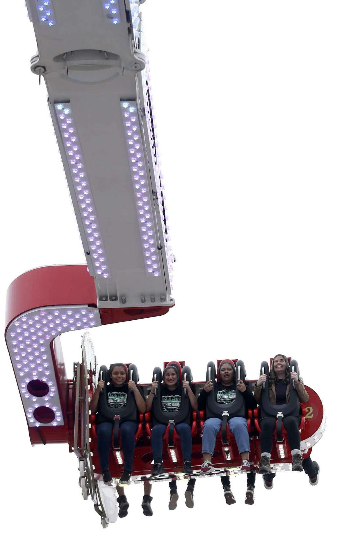 Taking a spin on the Titan, the biggest ride at the rodeo — and in the U.S.