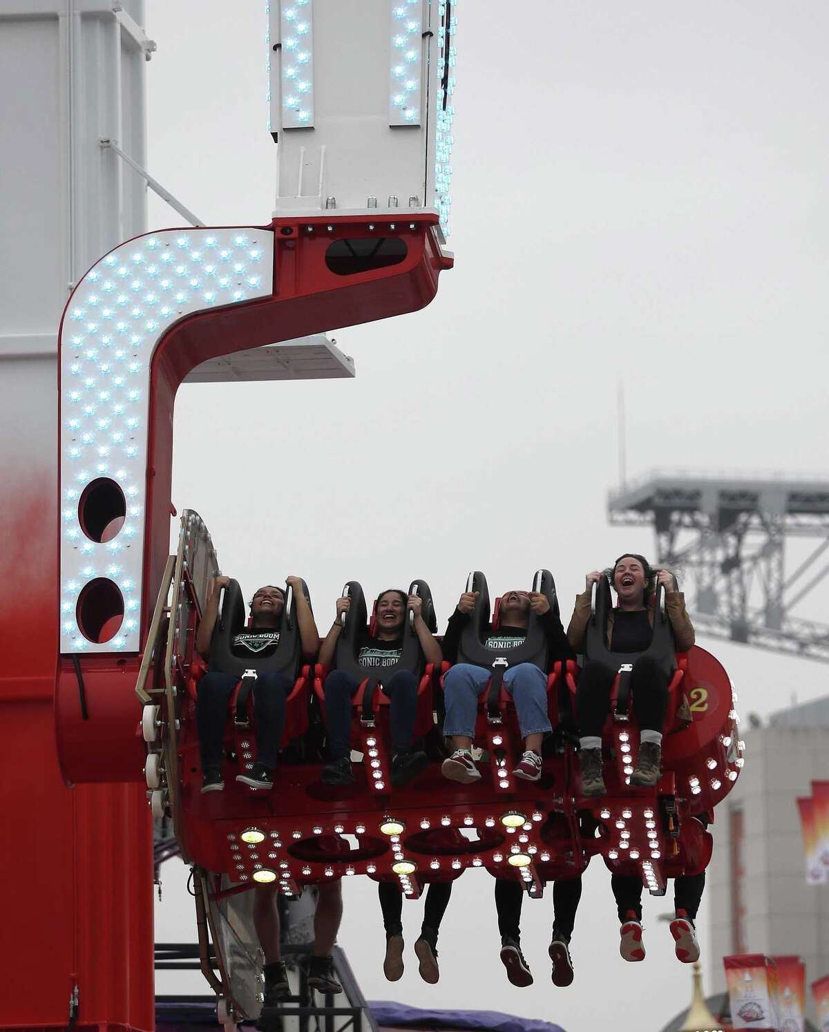 Taking a spin on the Titan, the biggest ride at the rodeo — and in the U.S.