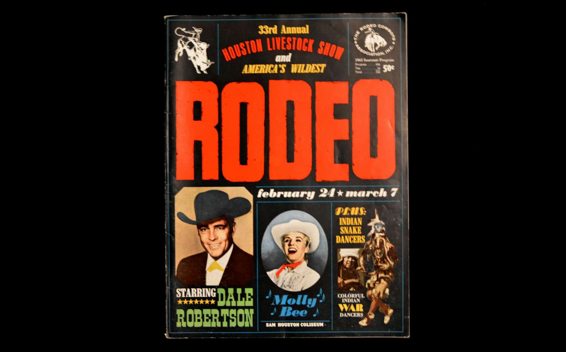 Vintage souvenir programs tell the story of the rodeo