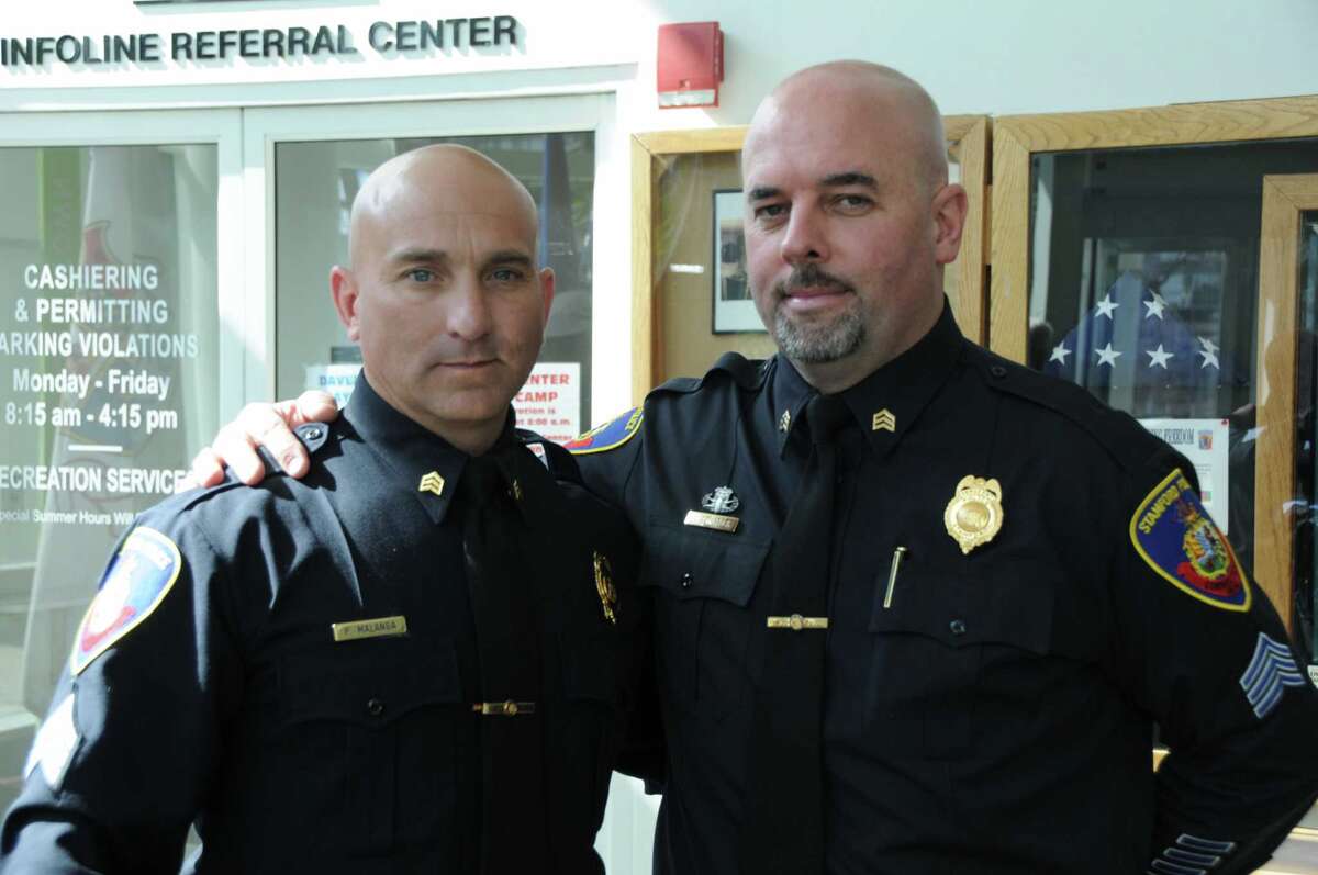 Two sworn in as sergeants in Stamford