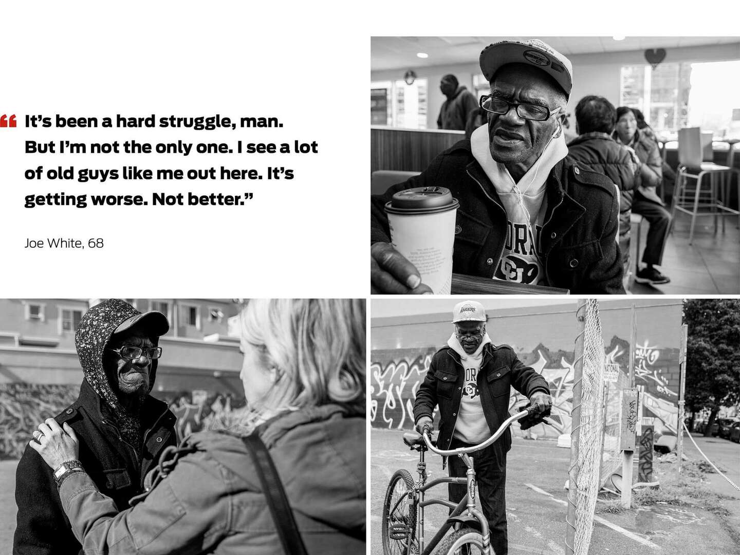 Aging onto the street: Nearly half of older homeless people fell into ...