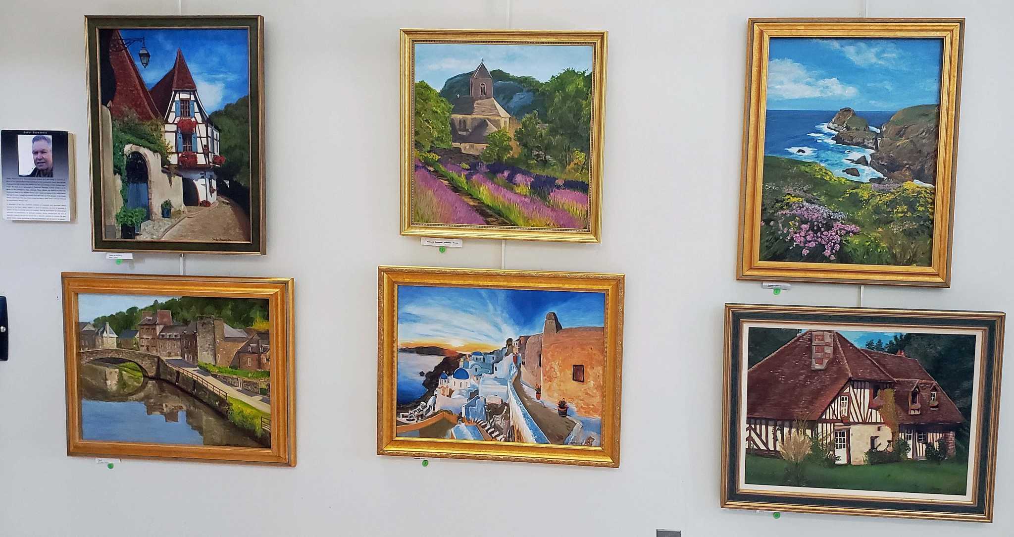 Trumbull painter’s work on display at Town Hall