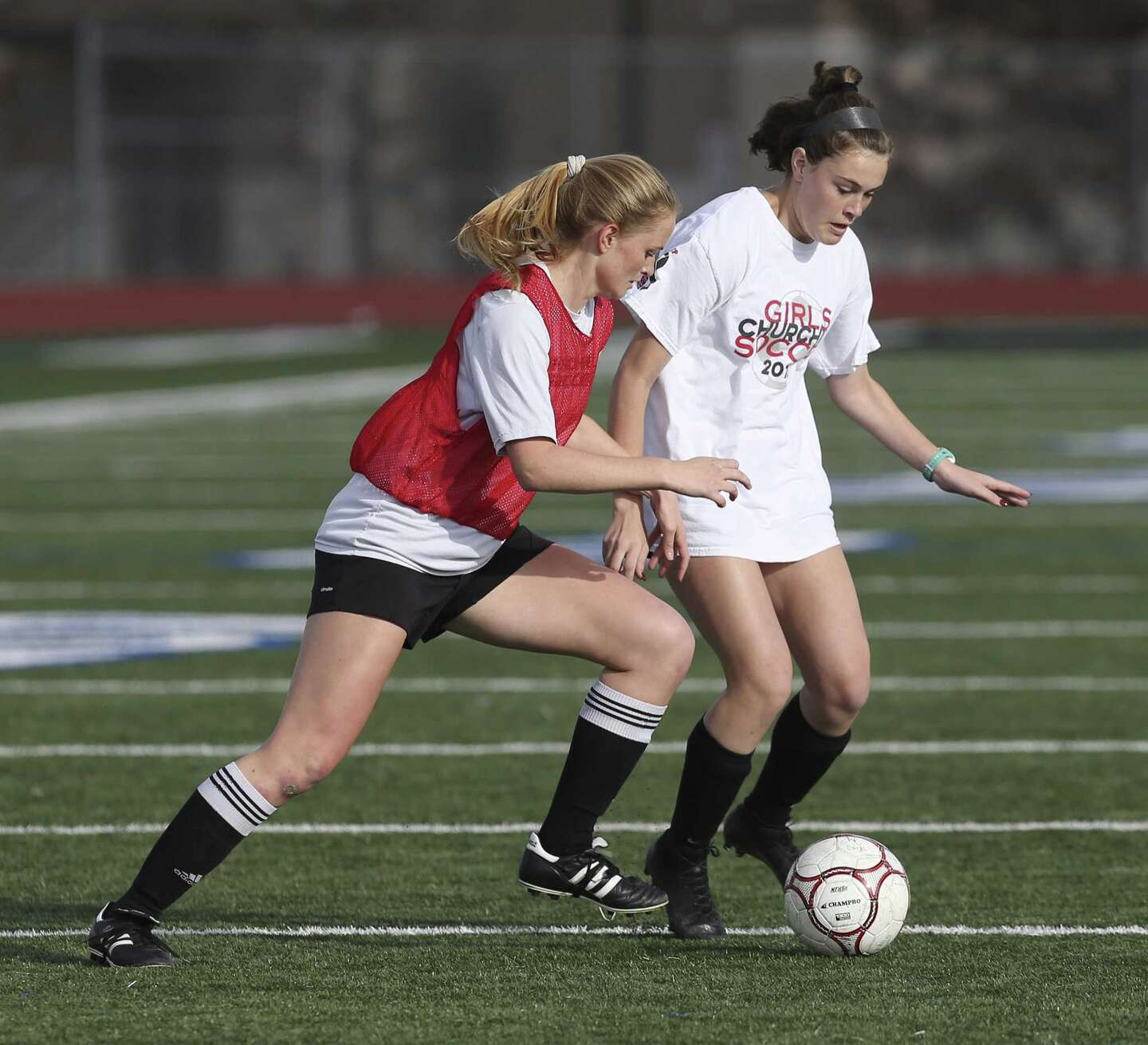 Churchill soccer player Presley Hare is alive and kicking