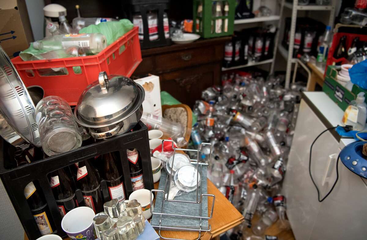 Photos go inside the homes of hoarders