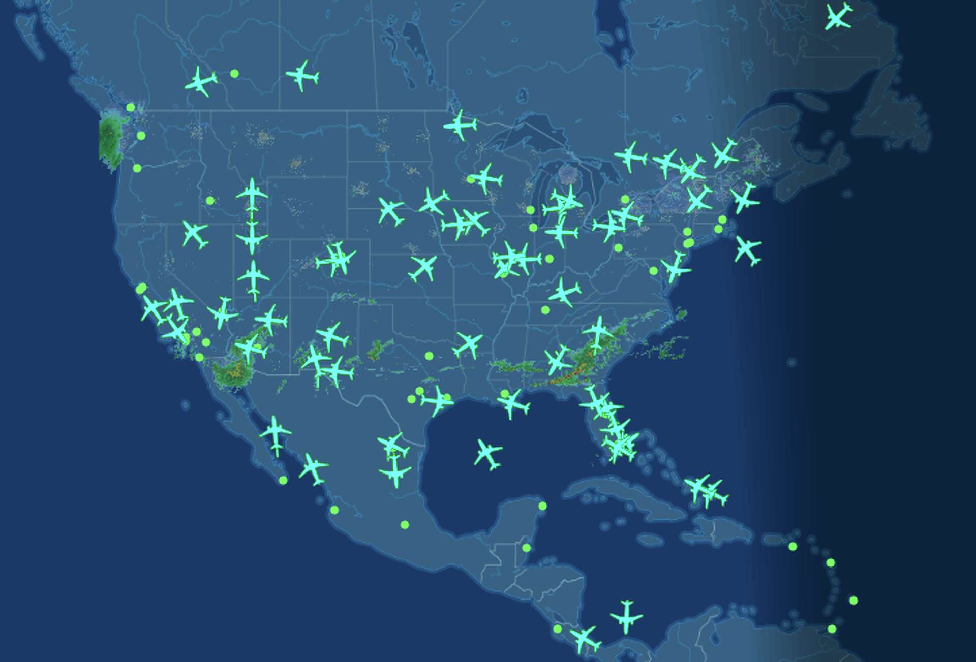 These are the Bay Area flights that use a Boeing 737 MAX 8