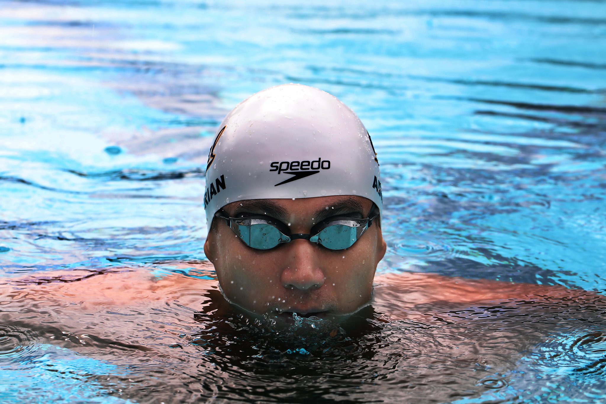 Nathan Adrian Swimming Freestyle