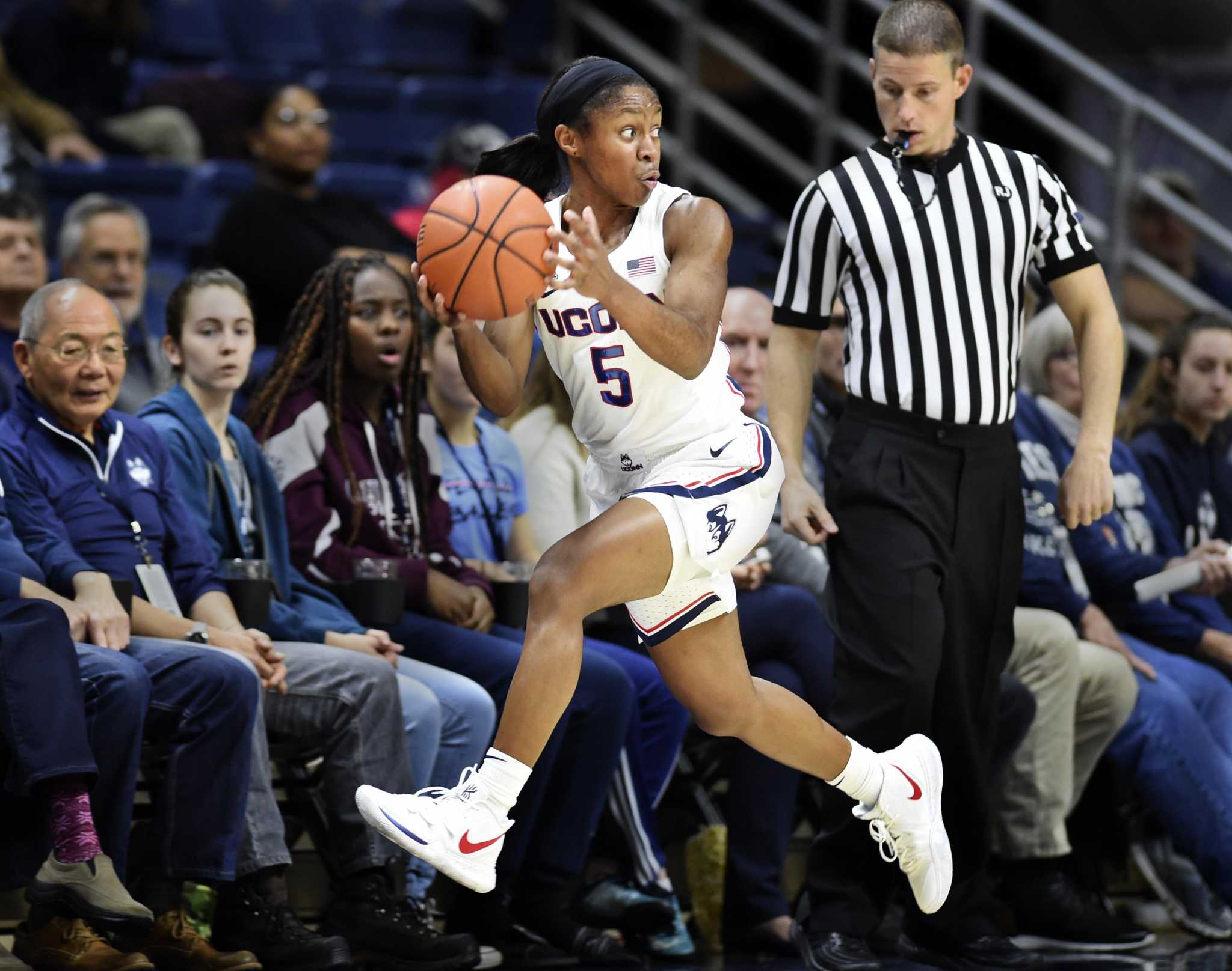 UConn point guard Dangerfield provides offensive spark