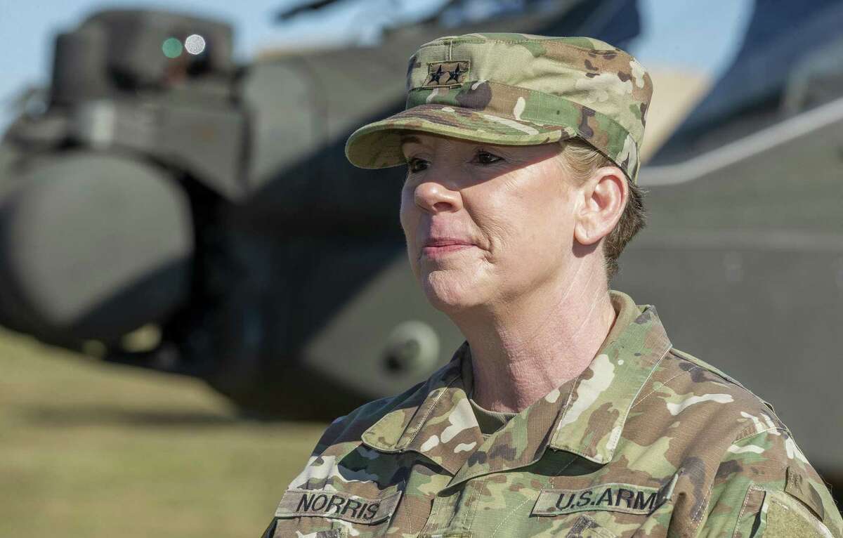 First woman to head Texas National Guard had a hero — her mom