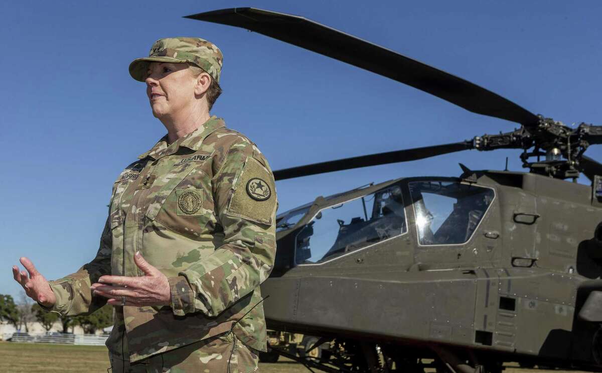 First woman to head Texas National Guard had a hero — her mom